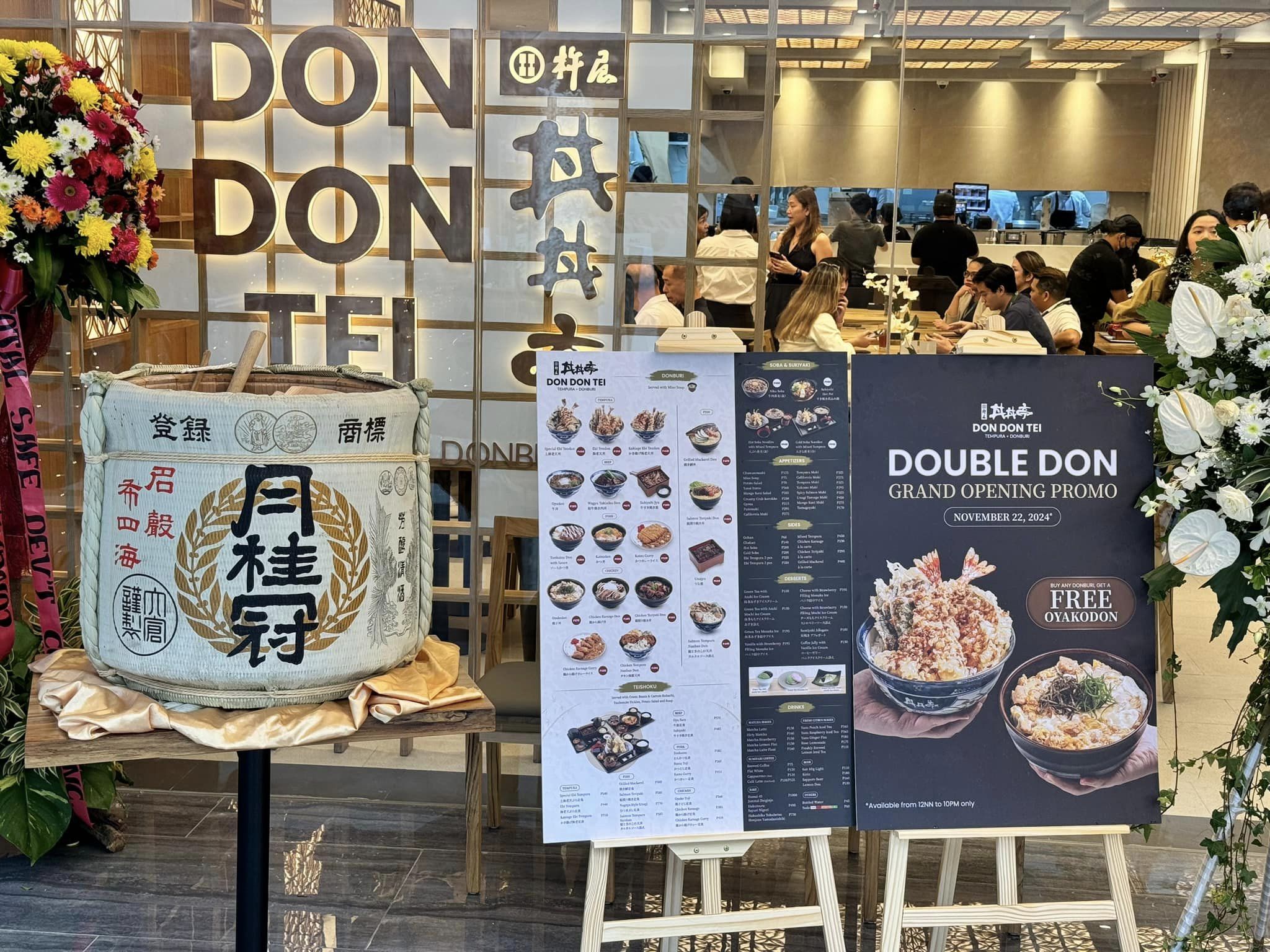 DON DON TEI OPENS 2ND BRANCH AT GREENHILLS MALL - Where is Ed Uy?