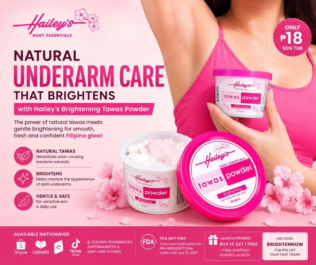 Dark Underarms? This New ₱18 Tawas Powder Wants to Change That | Where ...
